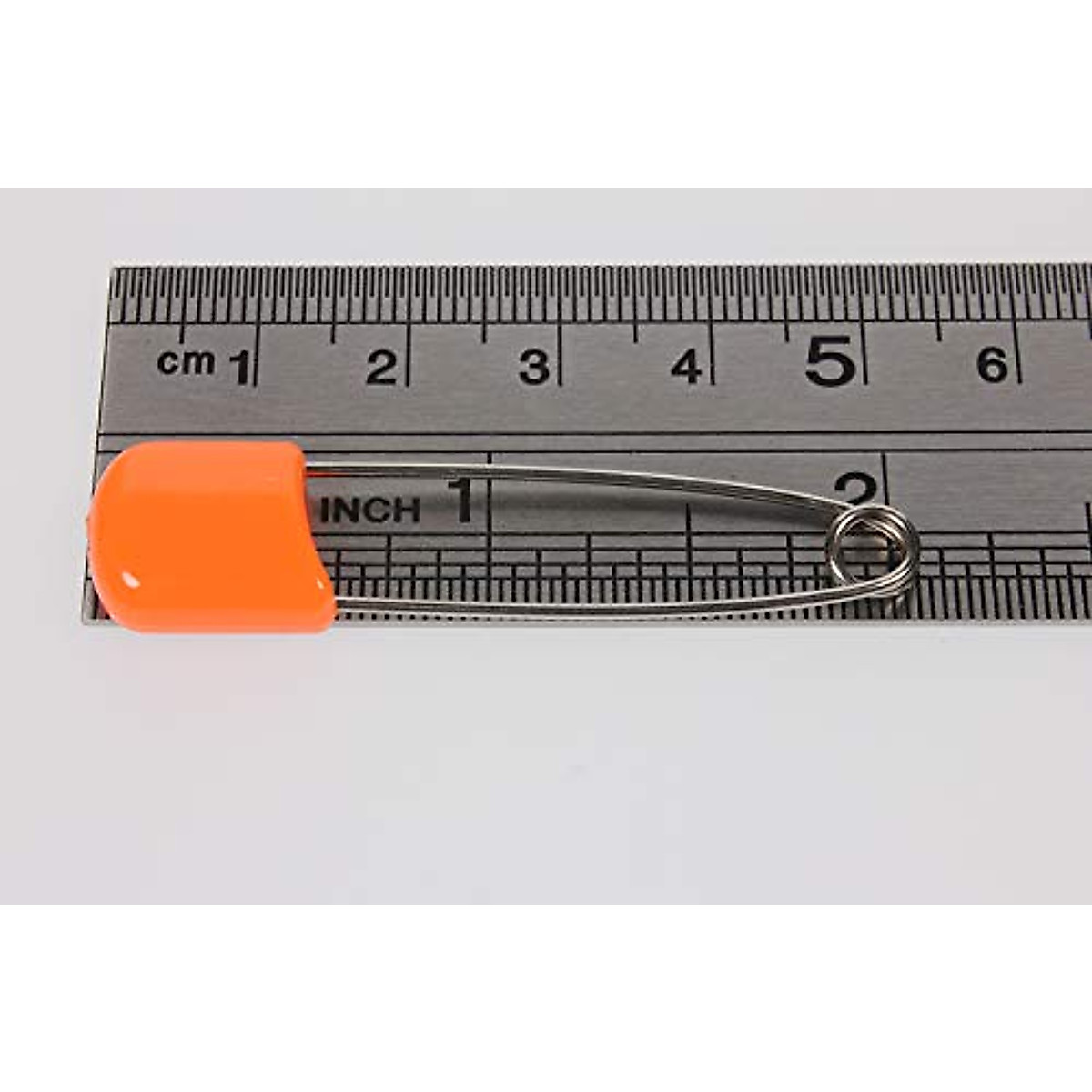 AnMiao Star 2 Inch Long 50 Pcs Plastic Head Safety Pin Safety Locking Baby Cloth Diaper Nappy Pins (8 Colors)