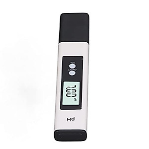 PH Detector Sensitive PH Meter Fast Speed White Backlit Display Alloy Probe for Aquaculture