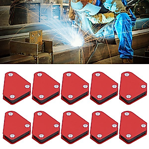 10 Pcs Welding Magnet, Welding Magnet Set 45° 90° 135° Multi Angle Fixed Soldering Tools for Equipment Workshop Welder Maximum Weight Capacity 10lbs