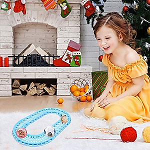 POPETPOP 6 PCS/Set Blue Hamster Track Toy Hamster Exercise Track Toy Rolling Ball Track for Hamster Small Animal Runway Toy Hamster Interactive Roller Ball Track Toy