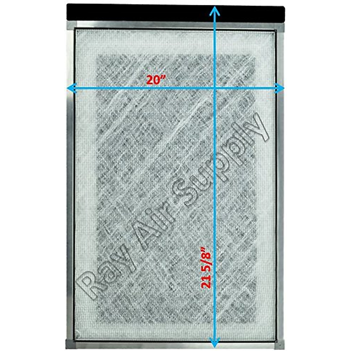 RAYAIR SUPPLY 20 x 21 5/8 Dynamic Air Cleaner Replacement Filter Pads 20 x 21 5/8 Refills (3 Pack) White