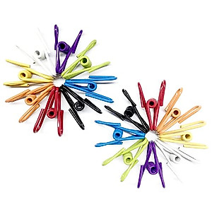 10 Pack Chip Clips Bag Clips, Multi Purpose Clips，Clothes Pins with Multiple Colors for Chip Bag Clips, Food Sealers, Clothes Hanging, Paper Clips in Home, Food Packages,Kitchen and Office