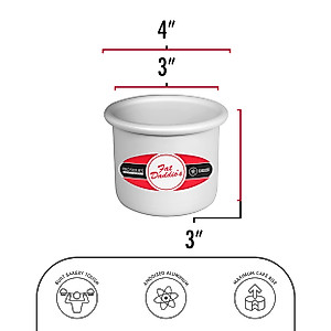 Fat Daddio's Round Cake Pan, 3 x 3 Inch, Silver