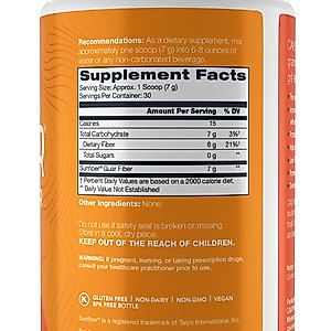 CAVU NUTRITION Gentle Prebiotic Fiber Supplement | Promotes Comfortable Digestion & Regularity* | Intestinal & Colon Health* (30 Servings)