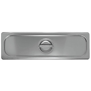 HUBERT Steam Table Pan Hotel Pan Cover for 1/2 Size Long (an, Stainless Steel