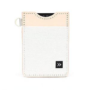 Thread Wallets Ultra Slim Card Holder Wallet - Slim Wallet for Women & Men - Minimalist Wallets for Women - Small Wallet for Women & Men - Modern Credit Card Organizer Mini Wallet (Off White)