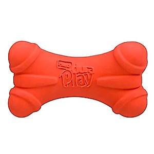 Hartz Dura Play Bacon Scented Bone Dog Toy - Small ( Colors may vary )