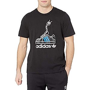 adidas Originals,mens,Worm Tee,Black,Small