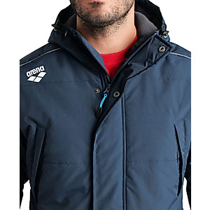 arena Standard Team Unisex Solid Parka, Navy, XX-Small