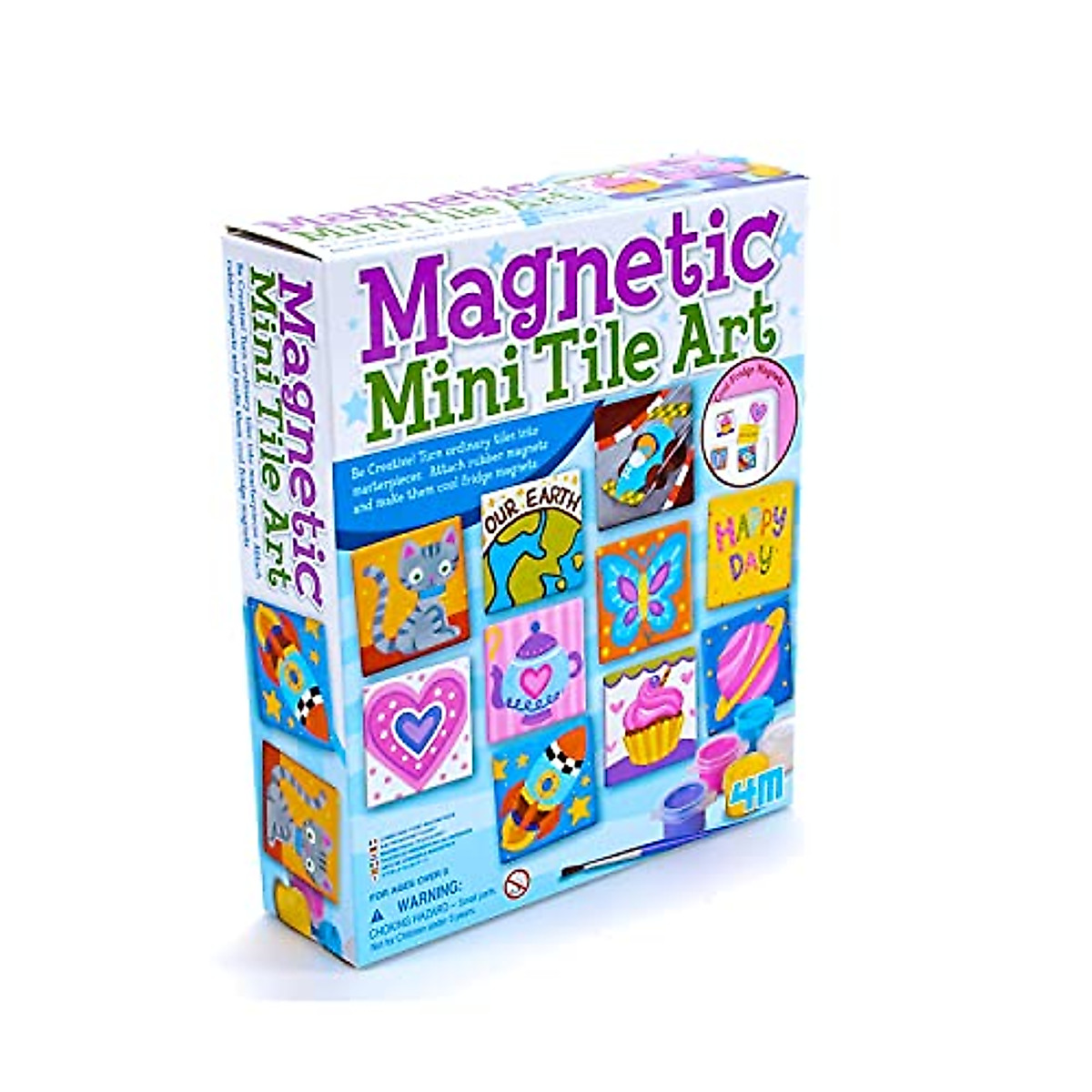4M Magnetic Mini Tile Art, Art & Crafts DIY Kit, For Boys & Girls Ages 8+