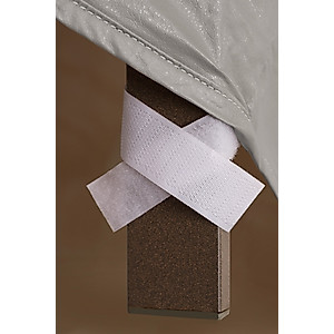 Protective Covers Weatherproof Patio Table and Highback Chair Set Cover, 80 Inch x 96 Inch, Oval/Rectangle Table, Gray - 1348