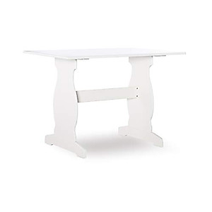 Linon Lucy Coffee Nook - White 66.25 x 34.5 x 50.25