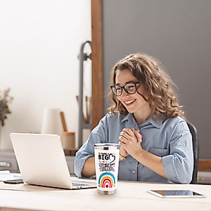 Teacher Tumbler-It Takes A Big Heart to Shape Little Minds, Teacher Coffee Mug, Teacher Appreciation Drinking Cup, Presents for Teachers Christmas Gifts Ideas, Best Teacher Ever, Toddler Teacher Gift