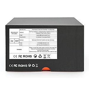 BASOARO Mini Industrial Computer, Micro PC, Celeron J4125 Processor, 8G RAM 1TB SSD, Gigabit Ethernet, 2*RS232 COM Port, HD/VGA Display, Dual Band WiFi, BT