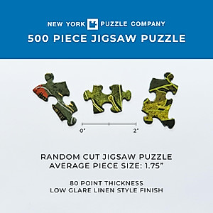 New York Puzzle Company - Jim Golden Camping Equipment - 500 Piece Jigsaw Puzzle