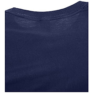 Hanes Men's Nano Premium Cotton T-Shirt (Pack of 2), Navy, X-Large