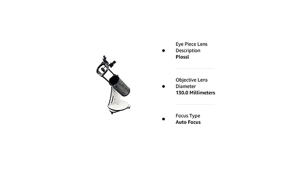 Sky-Watcher Heritage 130mm Dobsonian Telescope | Easy Beginner Setup