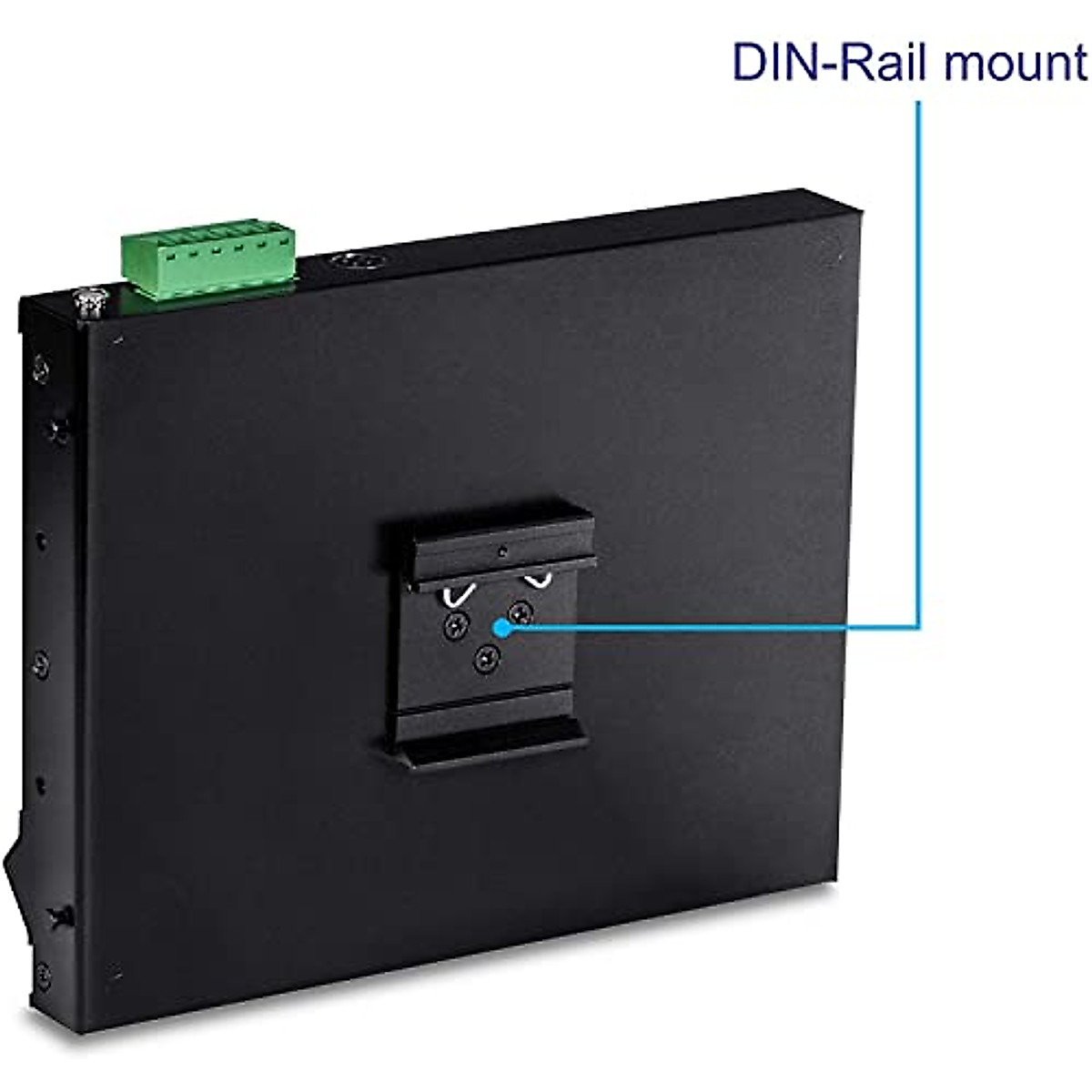 TRENDnet 8-Port Industrial Gigabit Poe+ Wall-Mounted Front Access Switch, TI-PG80F, 8X Gigabit Poe+ Ports, DIN-Rail Mount, 48 –57V DC Power Input, IP30, 200W Poe Budget, Lifetime Protection