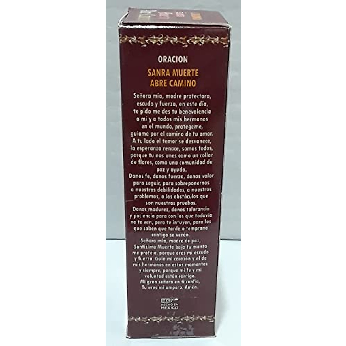 Colonia Natural Spray SANTA MUERTE - ABRE CAMINO, Suerte/Amor/Dinero/Fortuna, Unisex, Producto Esotérico