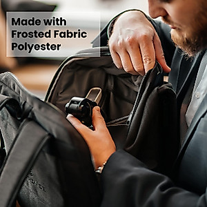 Nordace Siena II Smart Travel Backpack with USB Charging Port, Water Resistant - Everyday 15.6 Inch Laptop Backpack for Travel, Work & School (Black)