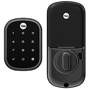 Yale Assure Lock SL, Wi-Fi Touchscreen Smart Lock – Key-Free Access from Anywhere, Works with Your Smart Home – Black Suede