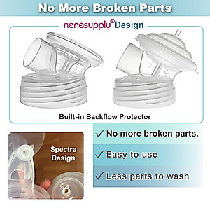 Nenesupply Pump Parts Compatible with Spectra17mm Spectra S1 Spectra S2 Pumps Replace Spectra Pump Parts Replace Spectra S2 Accessories and Duckbill Valve Spectra Flange Backflow Protector