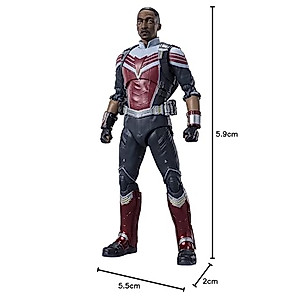 TAMASHII NATIONS - Falcon and The Winter Soldier - Falcon, Bandai Spirits S.H.Figuarts Action Figure