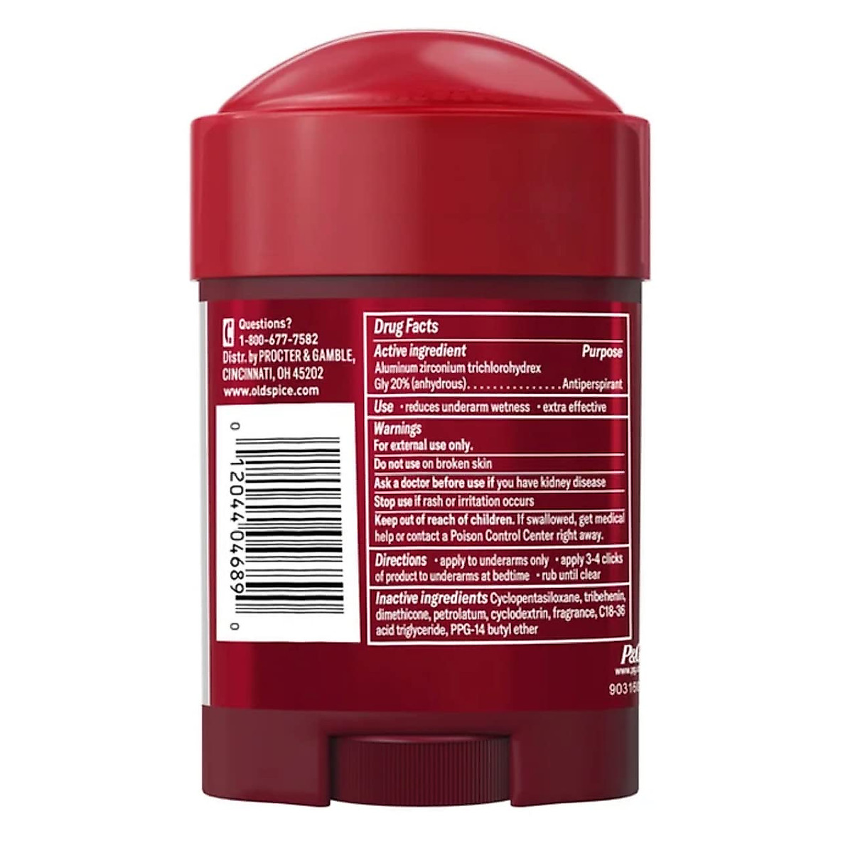 Old Spice Clinical Sweat Defense Anti-perspirant Deodorant for Men, 72 Hour, Extra Fresh, 1.7 Oz