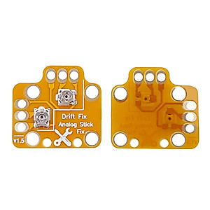 1 Pair Controller Analog Stick Drift Fix Mod for Xbox One PS4 PS5 Switch Pro Gamepad Game Handle Joystick Drift Repair Board (Gold)