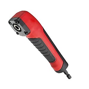 Right Angle Attachment Electric Screwdriver Repair 90 Degree Corner Device Screwdriver Socket Adapter Drill Bit Corner Adapter, ABS Handle