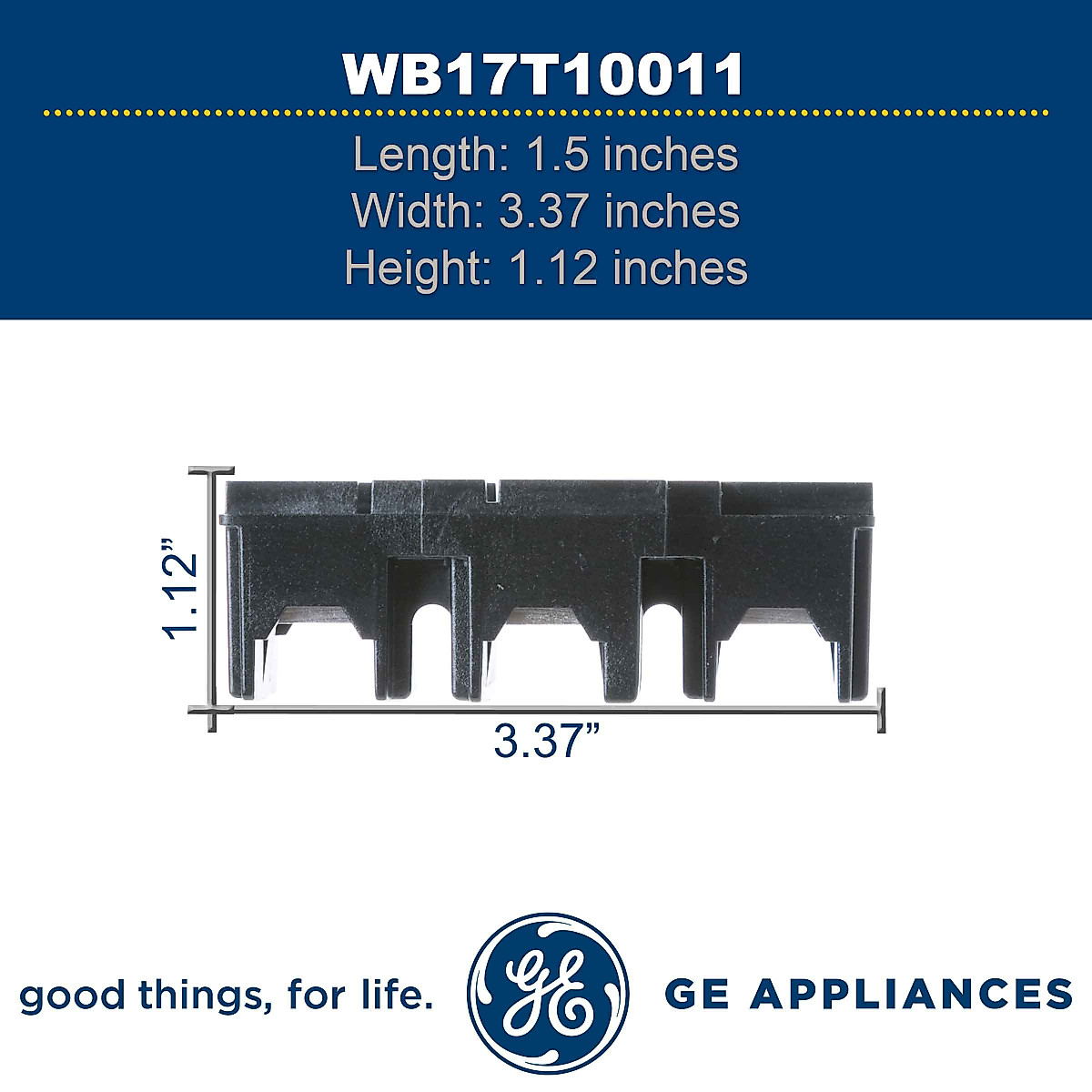 GE WB17T10011 Genuine OEM Terminal Block Assembly for GE Range/Stove/Ovens