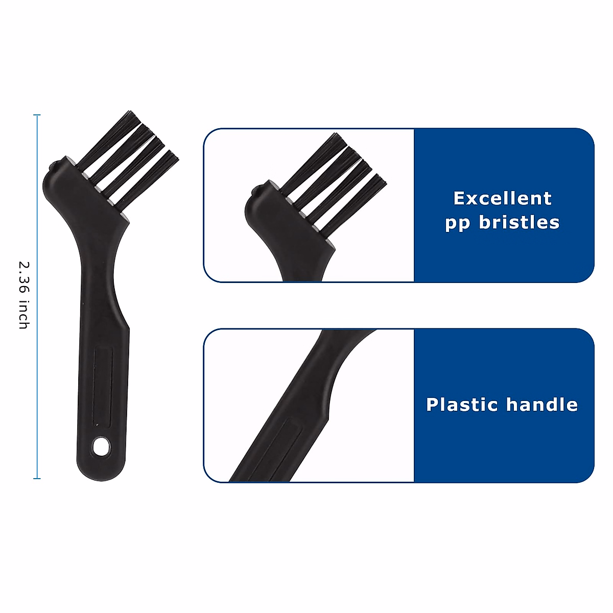 6 Men's Electric Shaver Replacement Heads, Electric Rotary Shavers Beard Razor Bald Shaver Heads with Cleaning Brush for Men