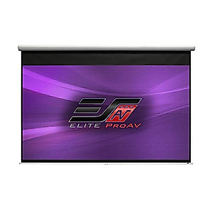 Elite Screens Manual Grande 2 Series, 180" Diag. 16:9, Manual Pull-Down Projection Screen, Office/Home/Movie Theater/Presentation, M180XWH2-G
