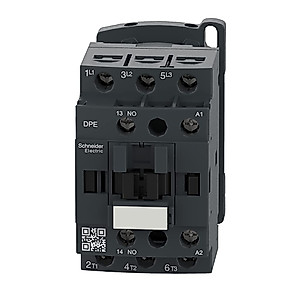 Square D by Schneider Electric DPE18G7 Easy TeSys IEC HVAC & AC Contactor 7.5HP 480V 120VAC Coil, DIN-Rail Mount/Screw Fixing, 1/2HP 115V-Ph, 2HP 230V-1Ph, 3HP 200-230, 7.5HP 460V