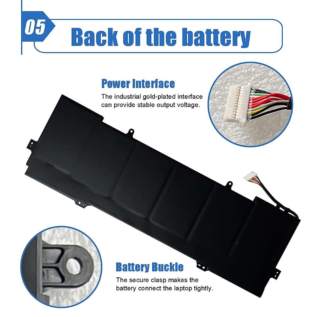 Dentsing KB06XL 902499-855 Laptop Battery Replace for HP Spectre X360 15-BL0XX 15-BL1XX 15-BL112DX Series Notebook 902499-856 902401-2C1 11.55V 79.2Wh