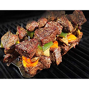 VERTIGRILLE Vertical Skewer Rack - 2 Pack (24 skewers) - Air Fryer Rack - Smoker Rack - Grill and Oven Chicken Wing Rack and Much More