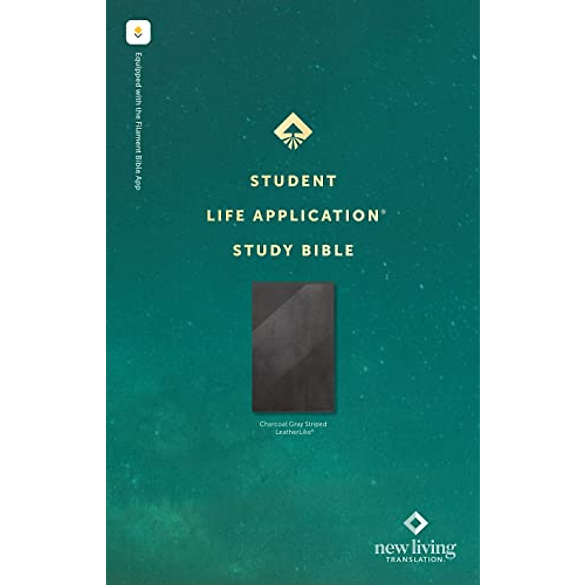 NLT Student Life Application Study Bible, Filament Enabled (LeatherLike, Charcoal Gray Striped, Red Letter)