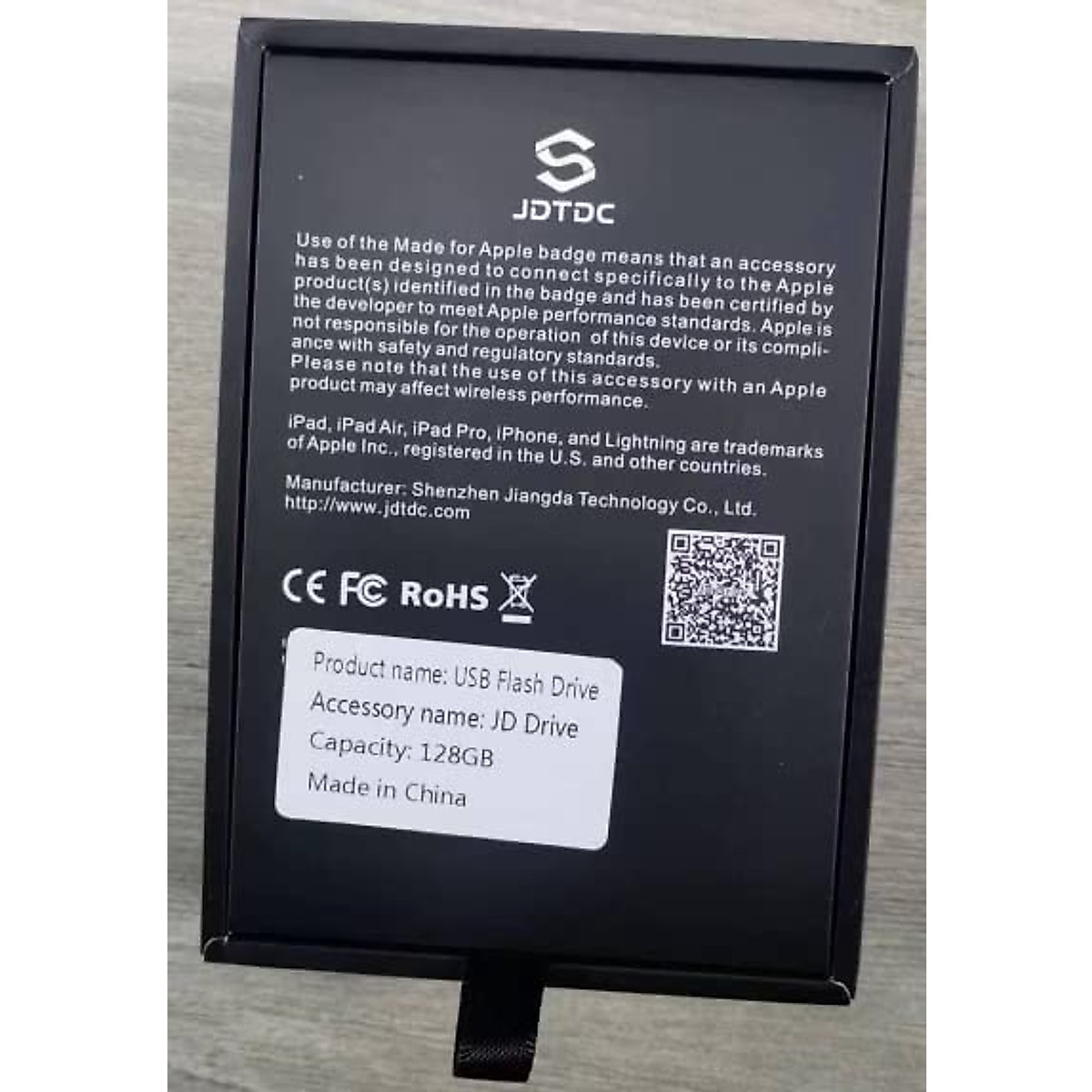 Apple MFi Certified 128GB iPhone Photo Stick iPhone Memory iPhone USB Storage for Photos Videos Contacts iPhone USB Flash Drive Memory for iPad External iPhone Storage iPhone Thumb Drive for iPad