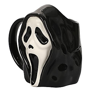 Bioworld Ghost Face 16 Oz Sculpted Ceramic Mug