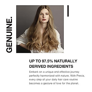 PREVIA Hydrating Leave-in Conditioner Spray with White Truffle Extract - Reconstructive Biphasic Detangling Treatment for Damaged, Dry, and Brittle Hair - Tames Frizz & Controls Static 6.7Floz