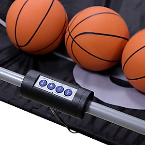 Foldable Indoor Basketball Arcade Game Double Shot 2 Player W/ 4 Balls, Electronic Scoreboard and Inflation Pump