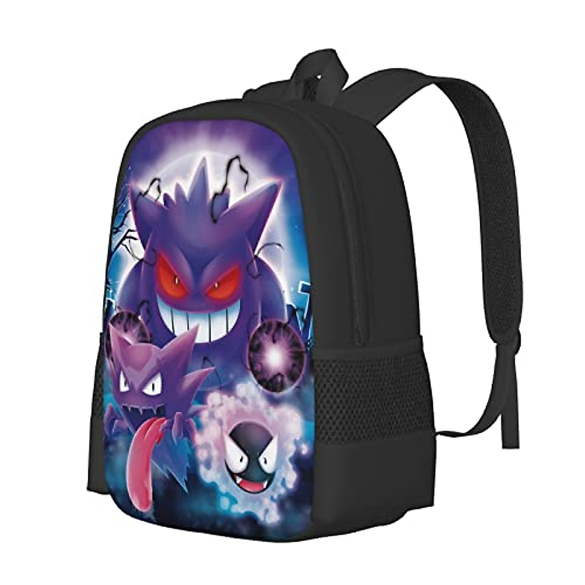 NoogYent Backpack, Anime Adjustable Shoulder Straps Laptop Backpack Simple Large Capacity Backpack Travel Bag, One Size (11629)