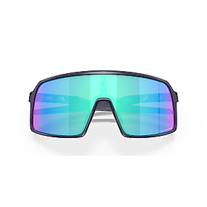 Oakley Men's OO9462 Sutro S Rectangular Sunglasses, Matte Navy/Prizm Sapphire, 28 mm