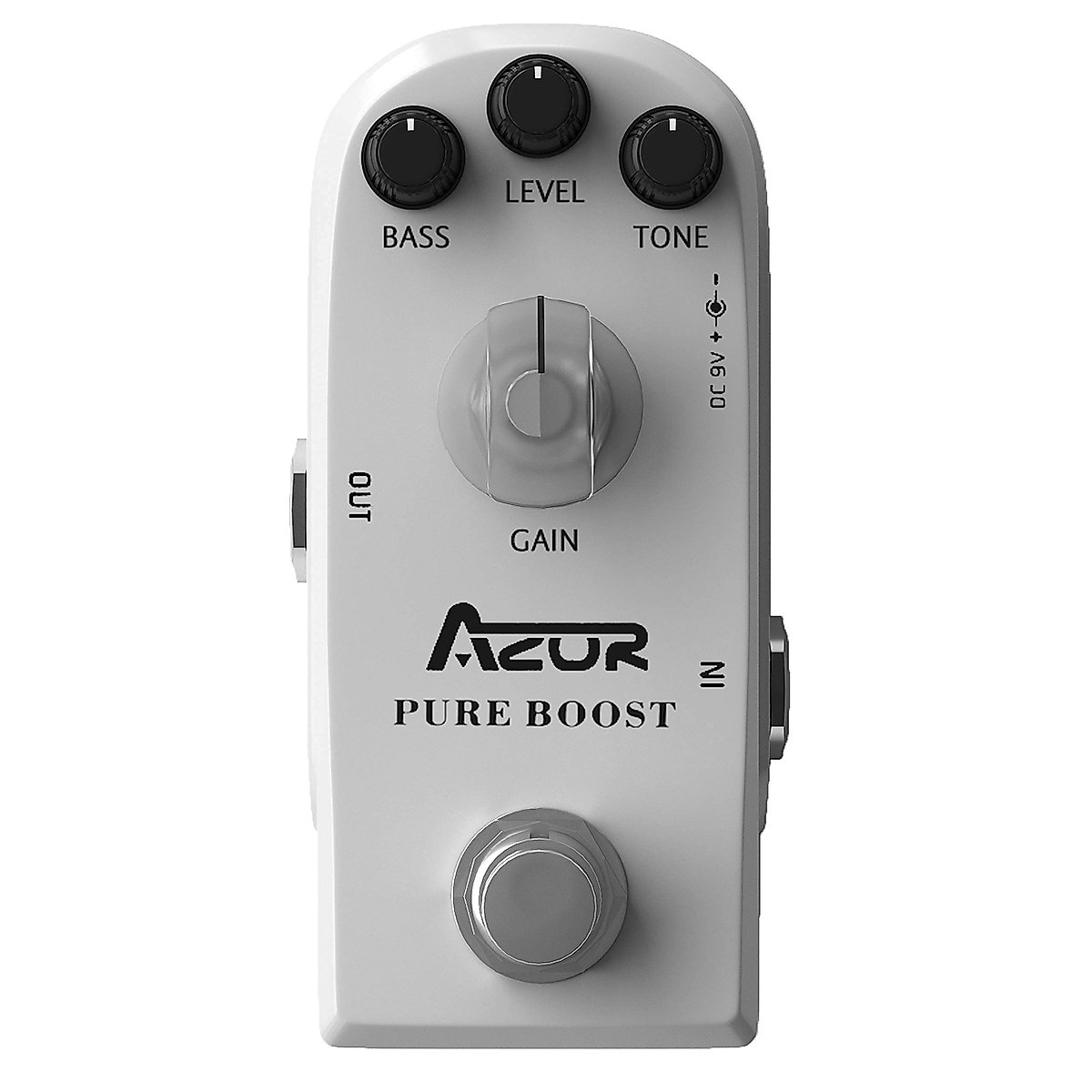 AZOR Pedal Power Adapter with Pure Boost Guitar Effect Pedal Micro Clean Boost with True Bypass