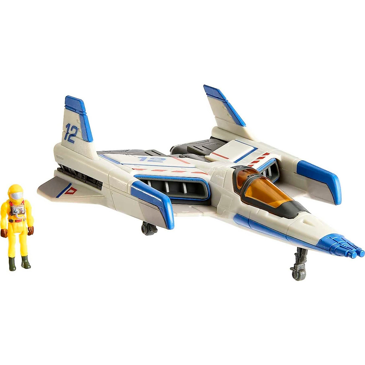 Mattel Disney and Pixar Lightyear Hyperspeed Series, Buzz Lightyear Mini Action Figure & XL-12 Spaceship, 6.2-inch Spaceship