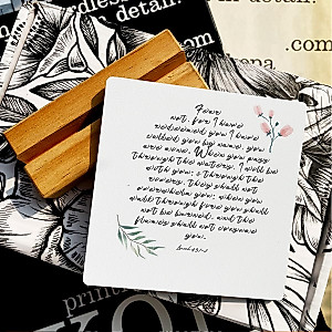 Country for I Have Redeemed You I Have Called You Bible Verse Wooden Plaque Sign Desk Decor Rustic Isaiah 43:1-2 Christian Desk Sign Decor for Home Office 4 x 4 Inches