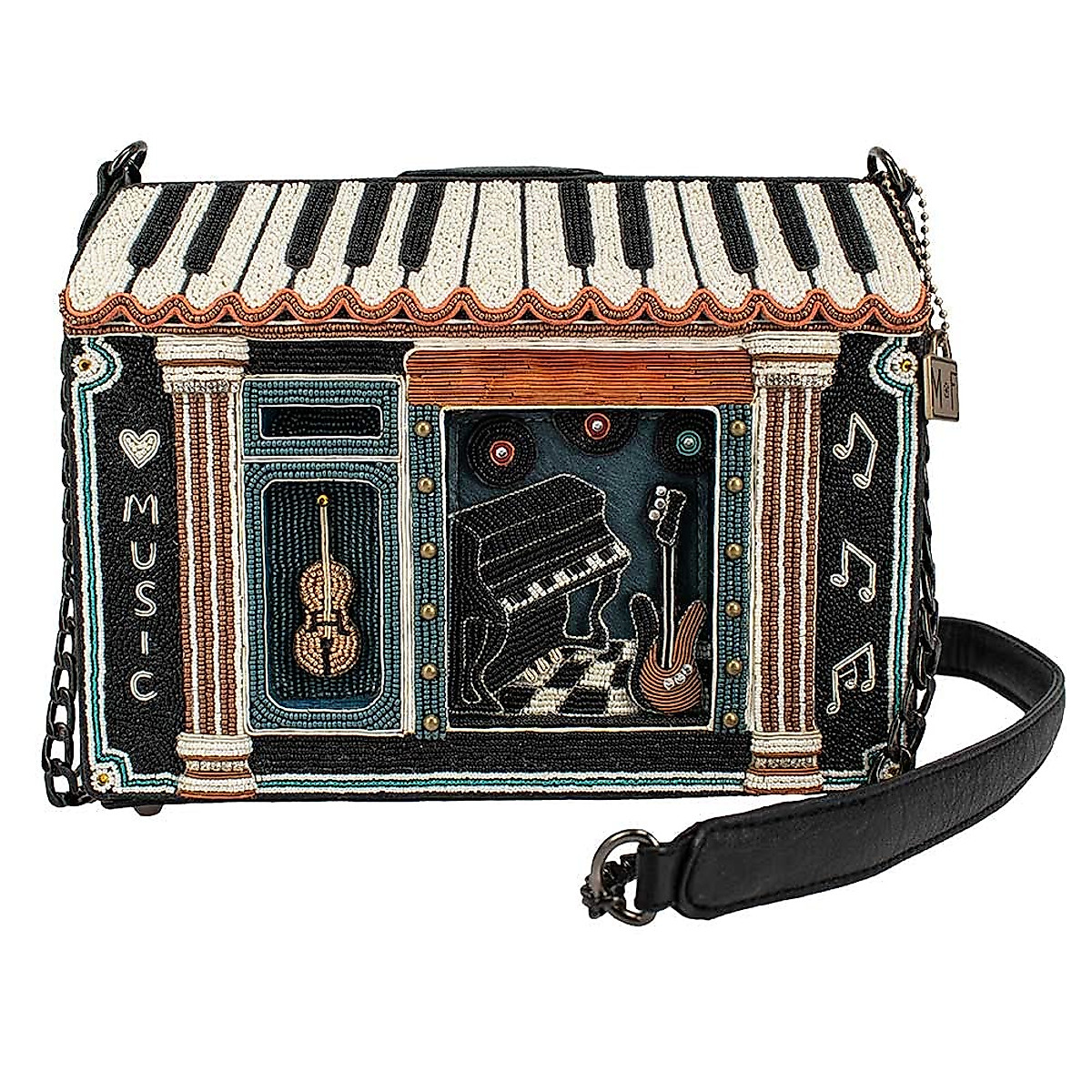Mary Frances Music Shop Crossbody Handbag, Multi