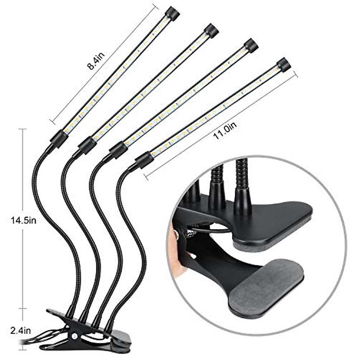 EZORKAS Full Spectrum LED Grow Light,