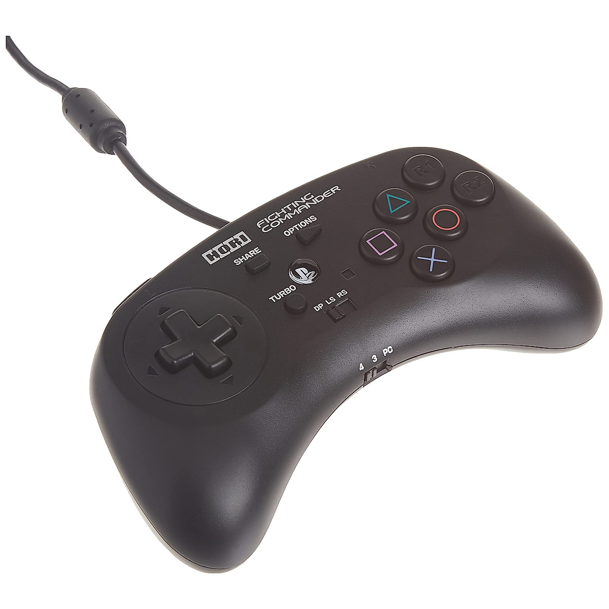 HORI Fighting Commander for PlayStation 4 & 3 Officially Licensed by Sony - PlayStation 4