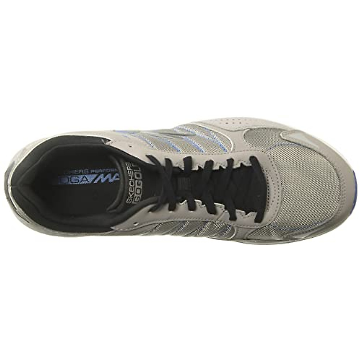 Skechers GO Men's Max Golf Shoe, Gray/Blue Lynx, 9
